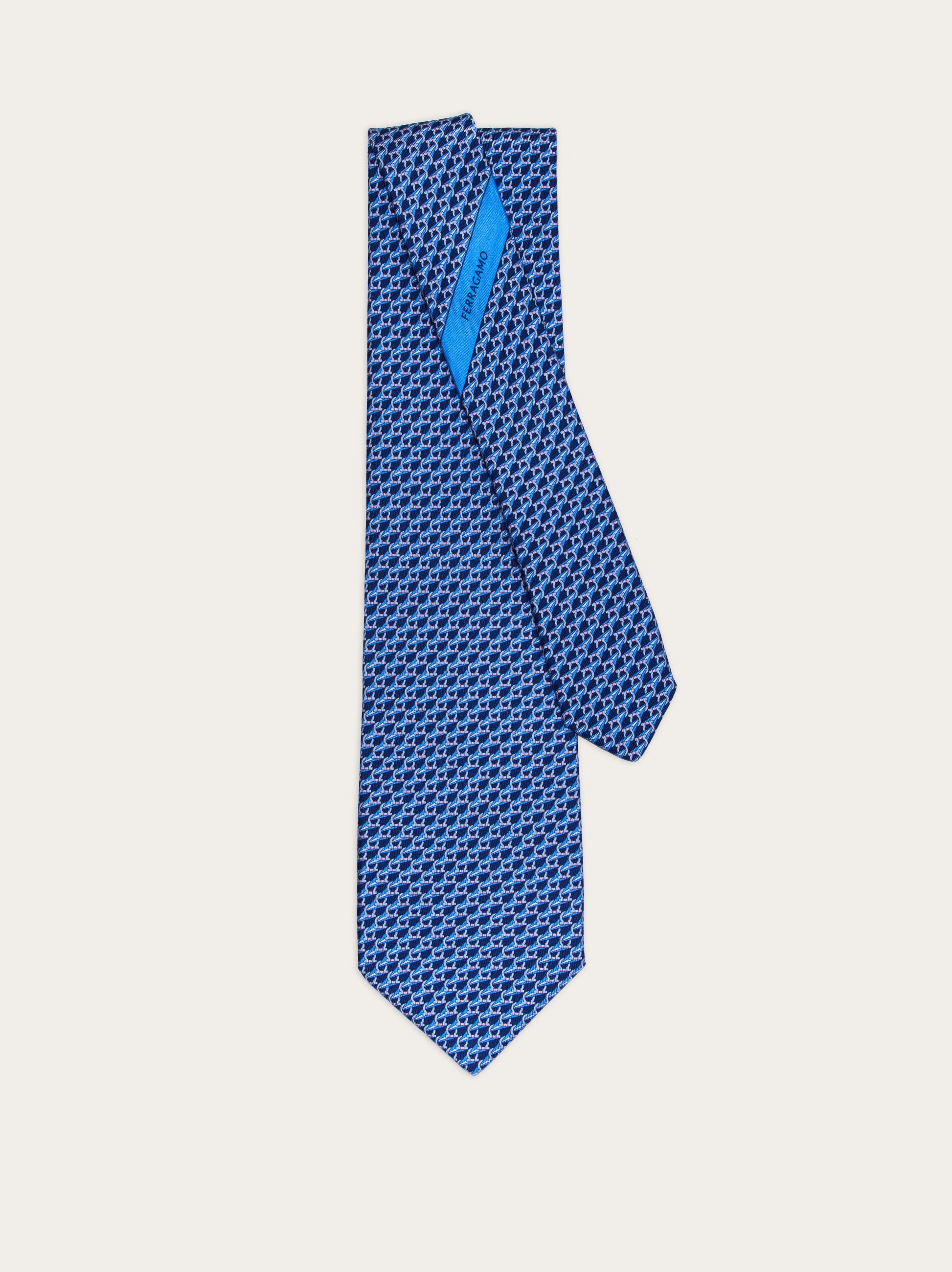 Sun print silk tie - Soft Accessories - Men - Salvatore Ferragamo UK