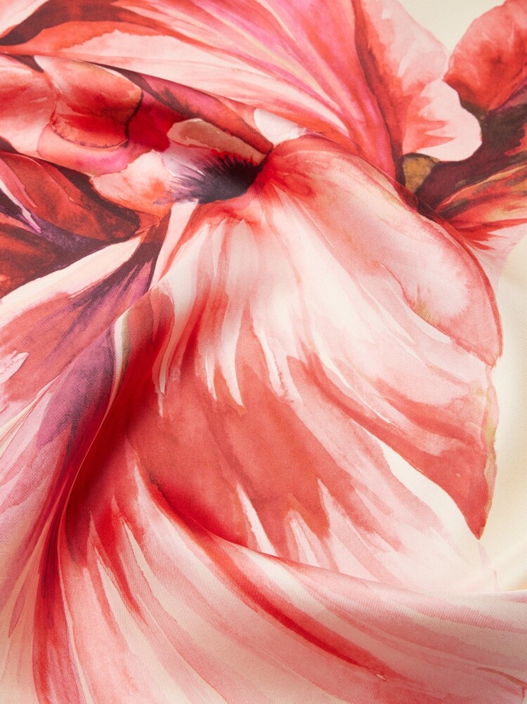 Iris print silk foulard - Soft Accessories - Women - Salvatore Ferragamo AU