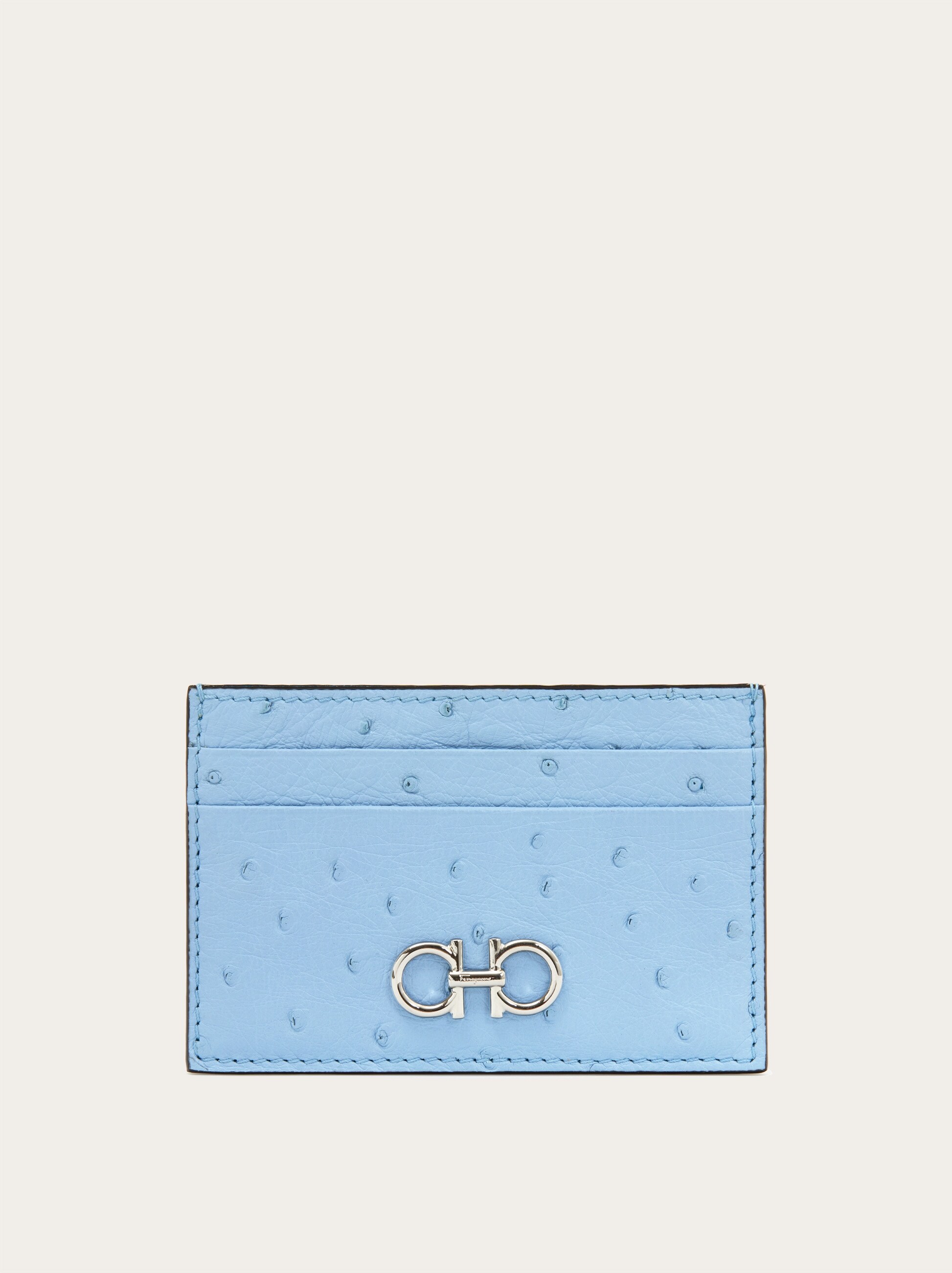 Gancini credit card holder - Leather Accessories - Women - Salvatore ...