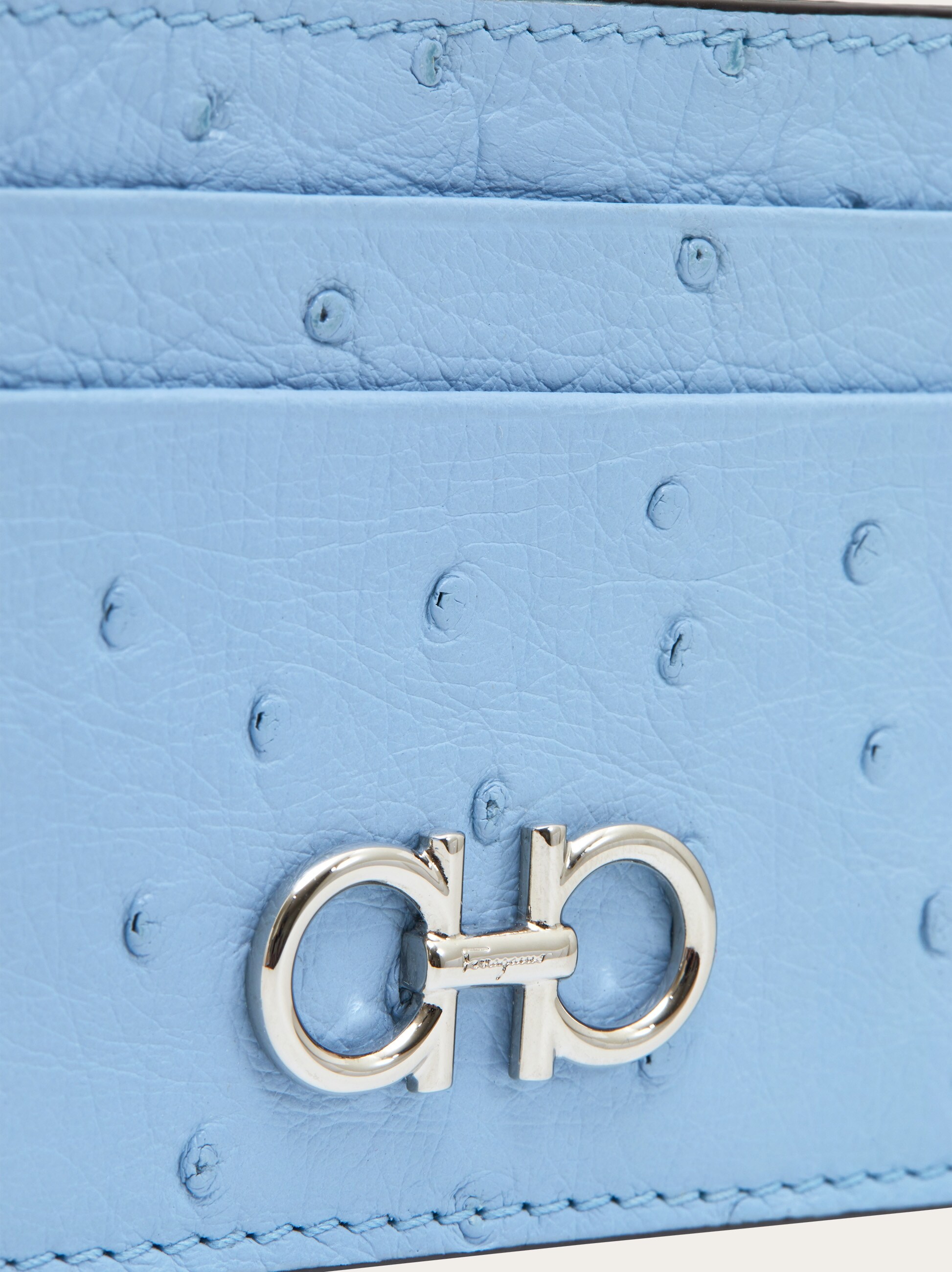 Gancini credit card holder - Leather Accessories - Women - Salvatore ...