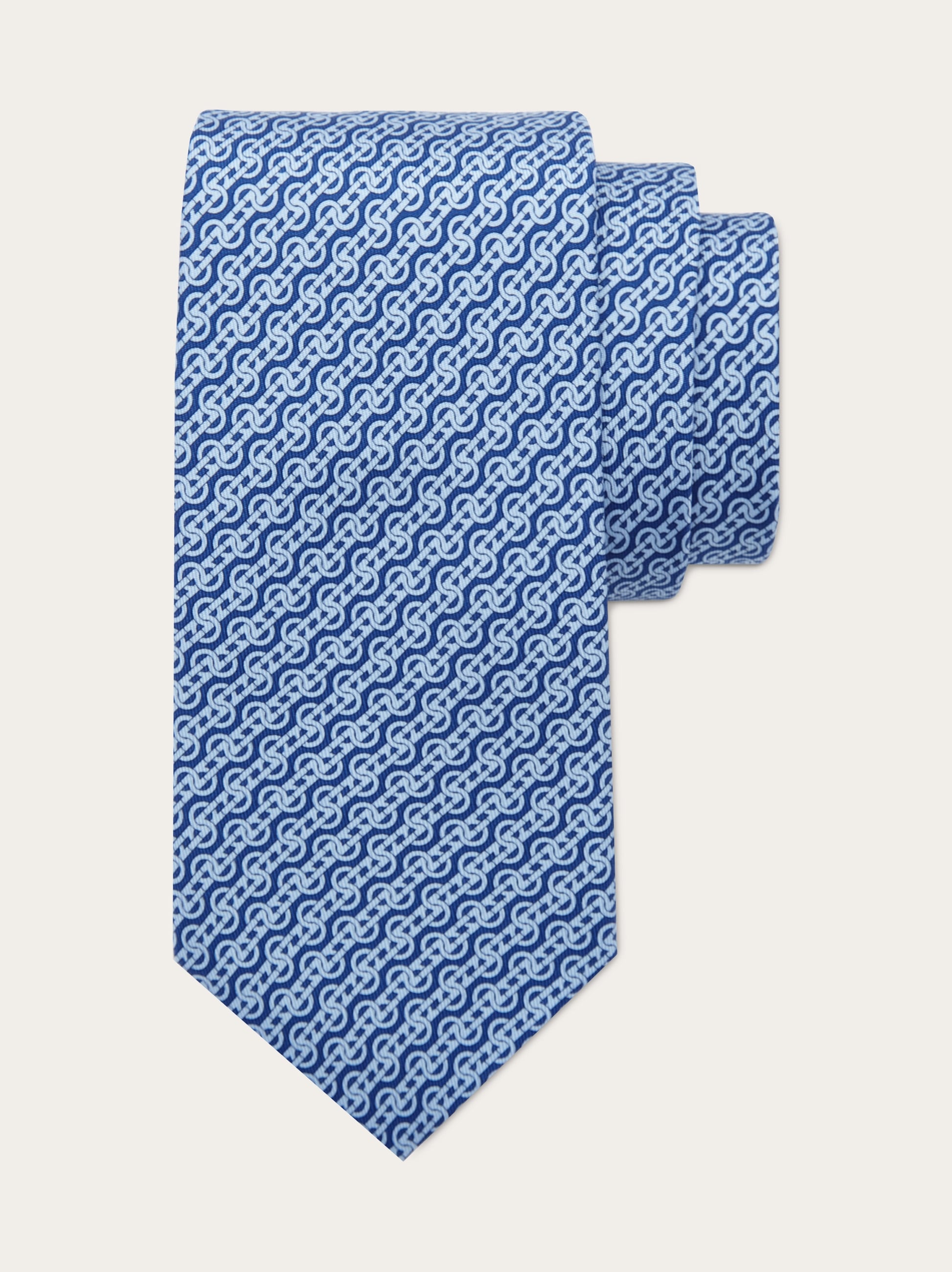 Woven print silk tie - Men | Ferragamo