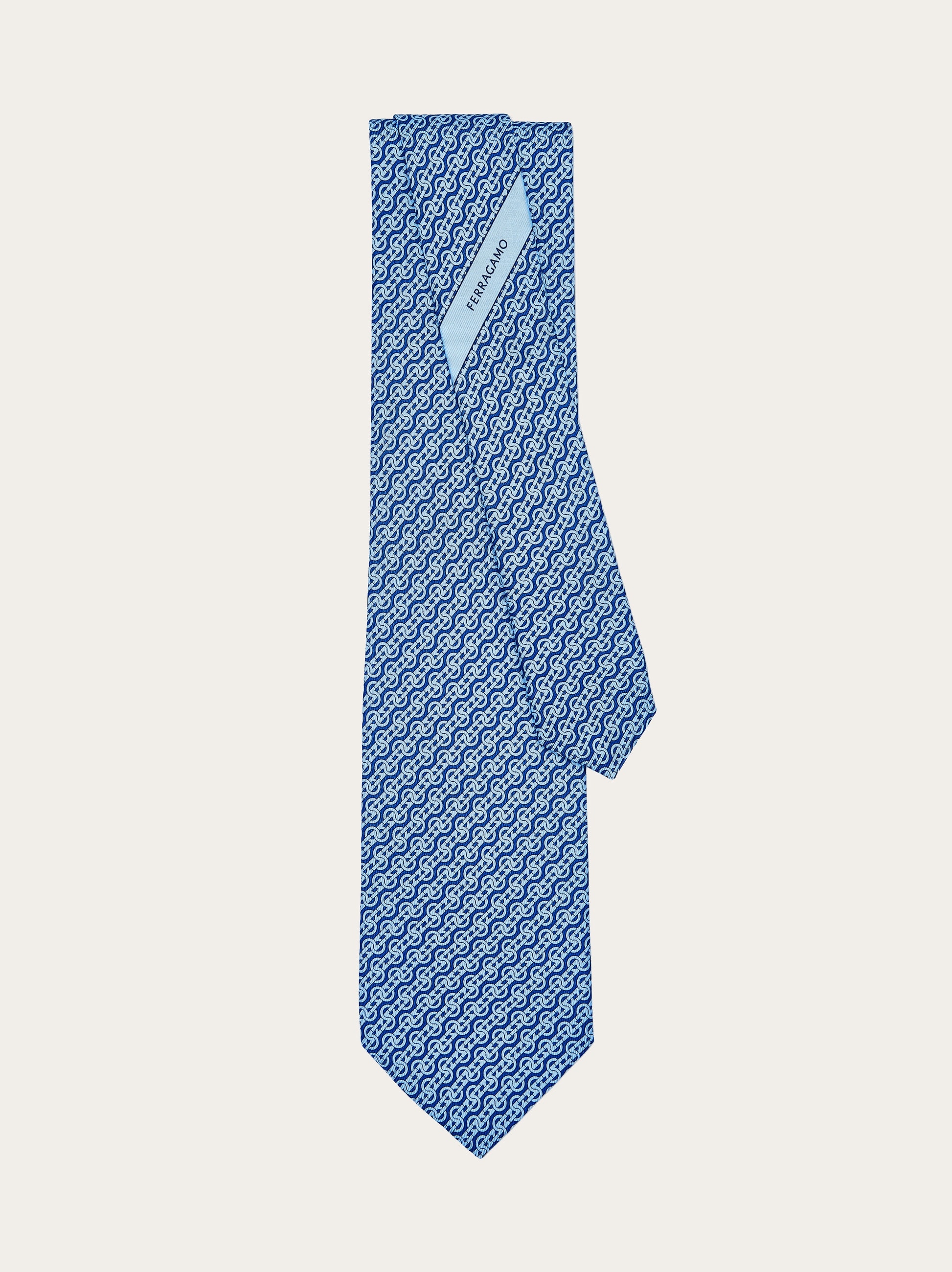 Woven print silk tie - Men | Ferragamo