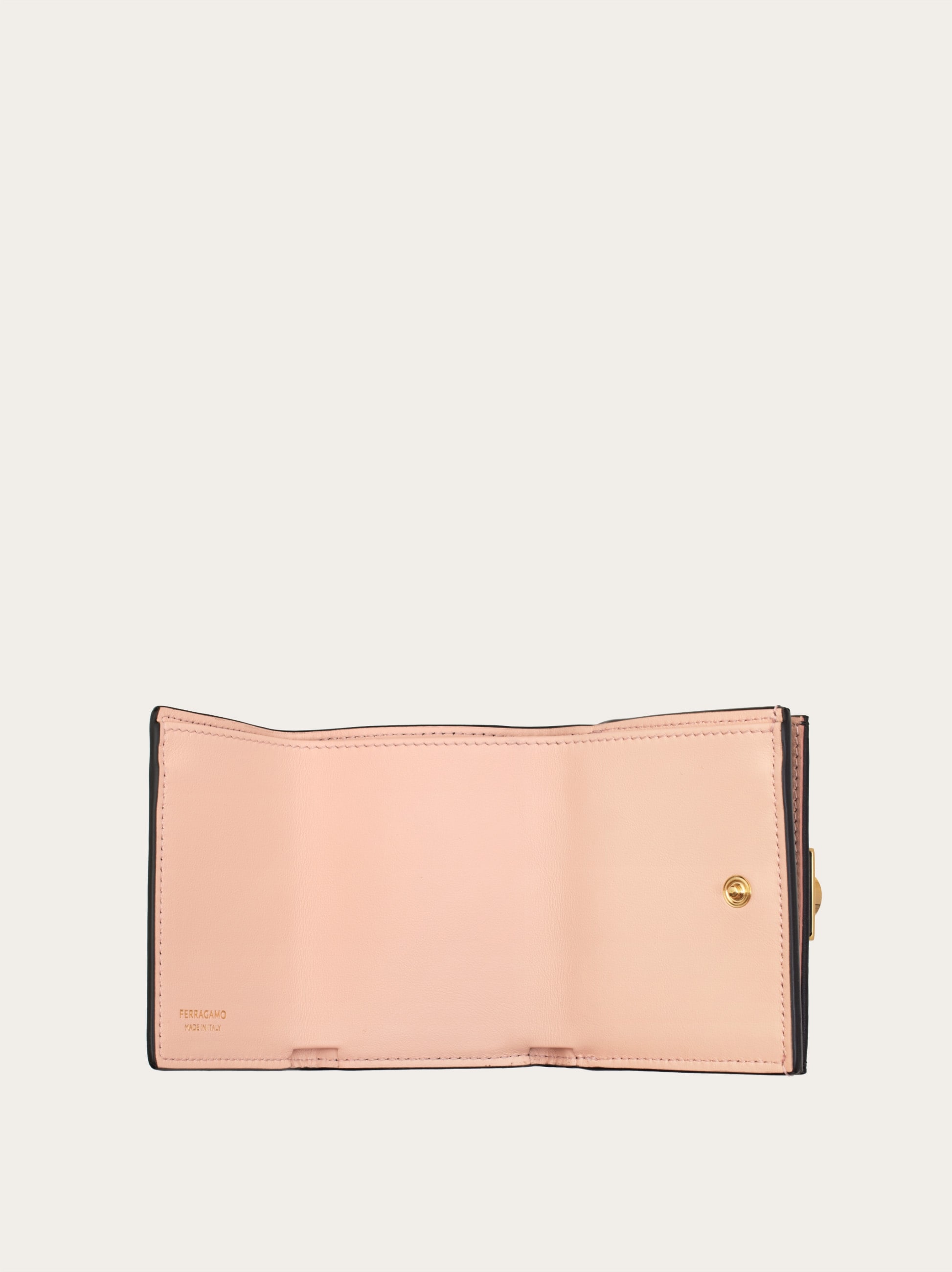 Hug two-tone wallet with strap - Leather Accessories - Women ...