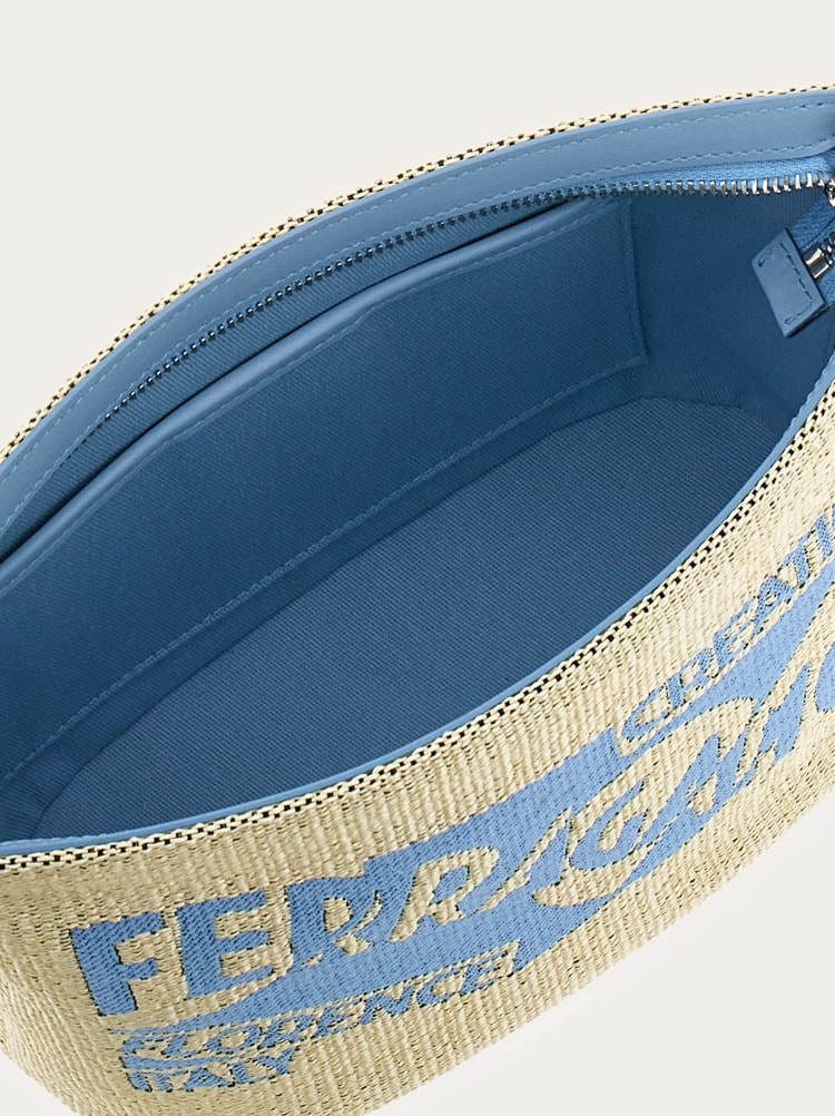 Pouch with logo - Leather Accessories - Women - Salvatore Ferragamo EU