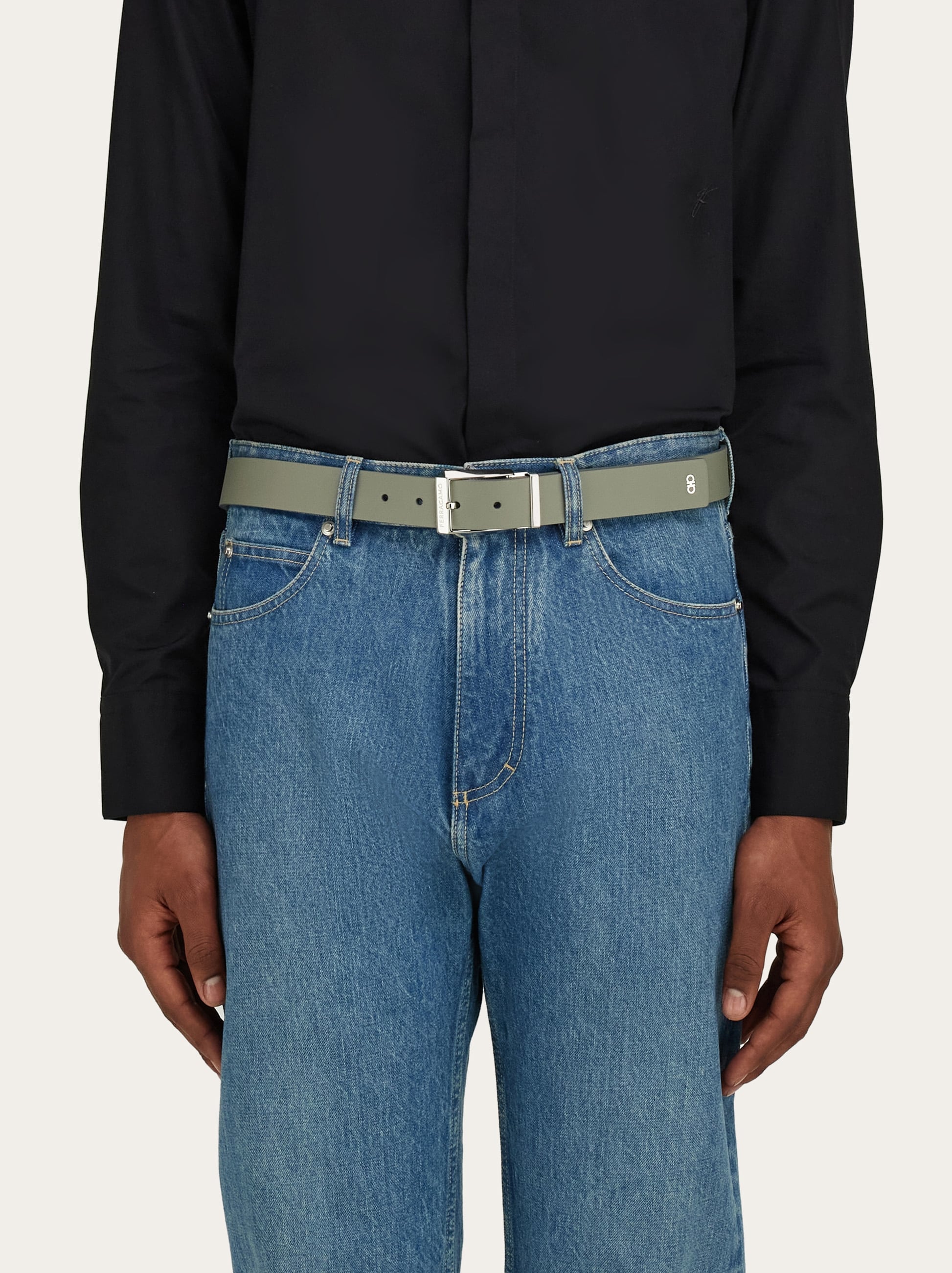 Reversible and adjustable belt - Belts - Leather Accessories - Men ...