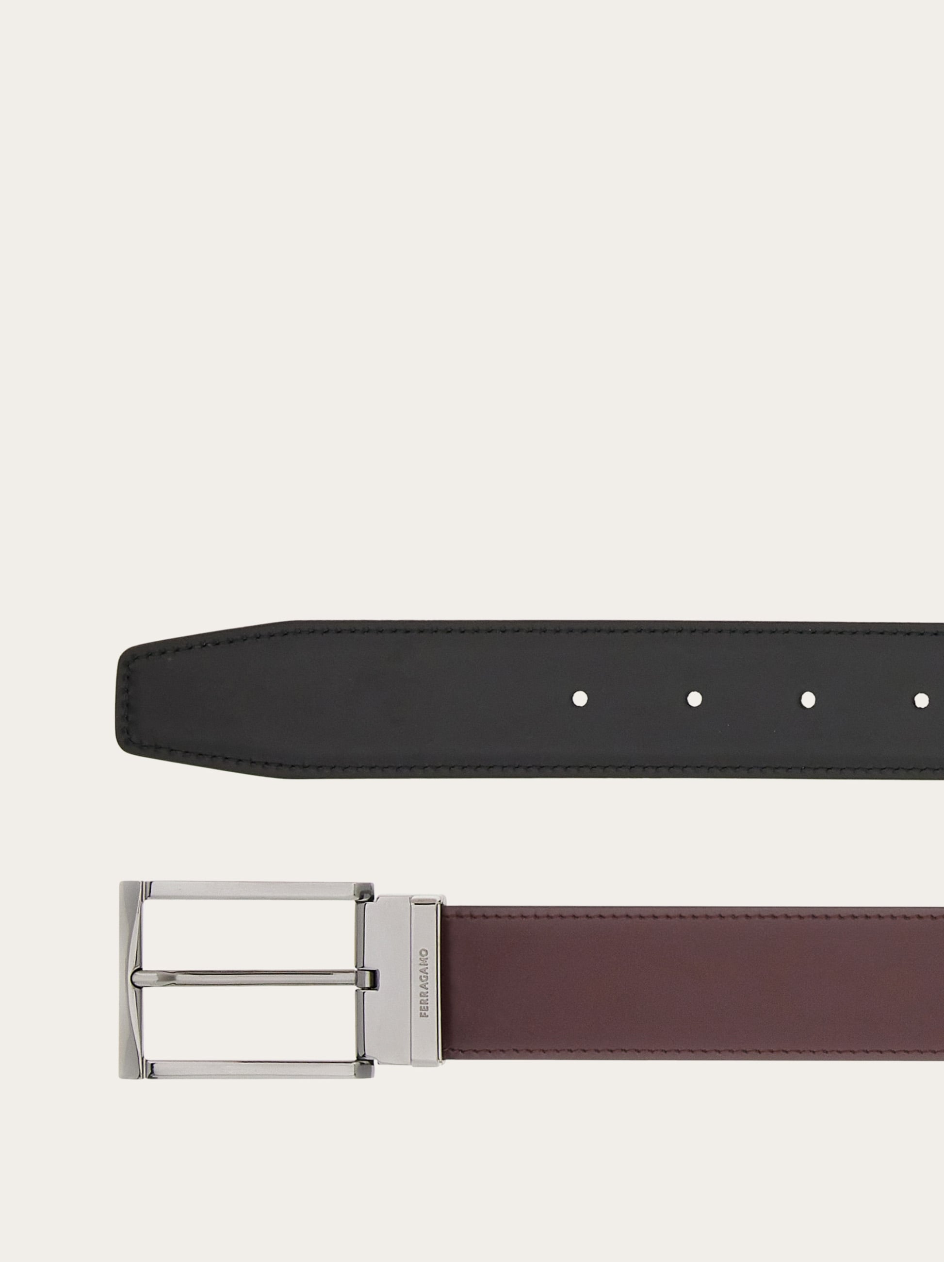 Reversible and adjustable belt - Men | Ferragamo