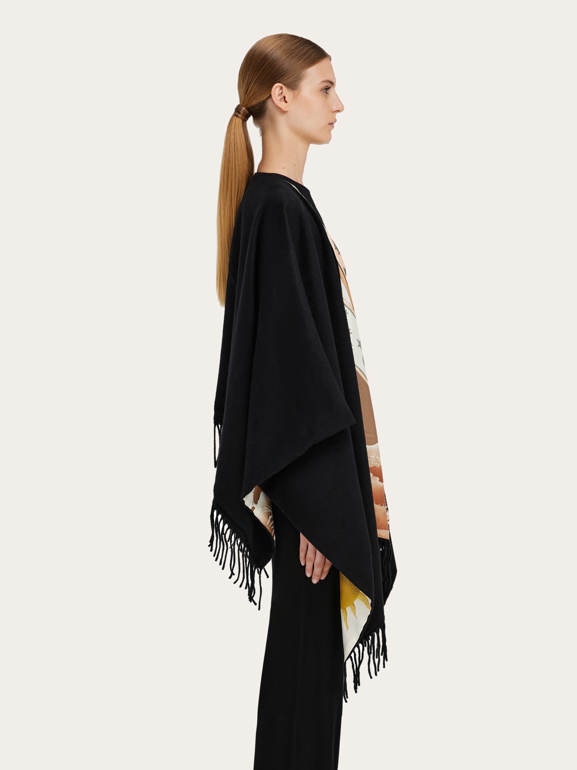 Capa reversible estampado Day & Night - Mujer | Ferragamo