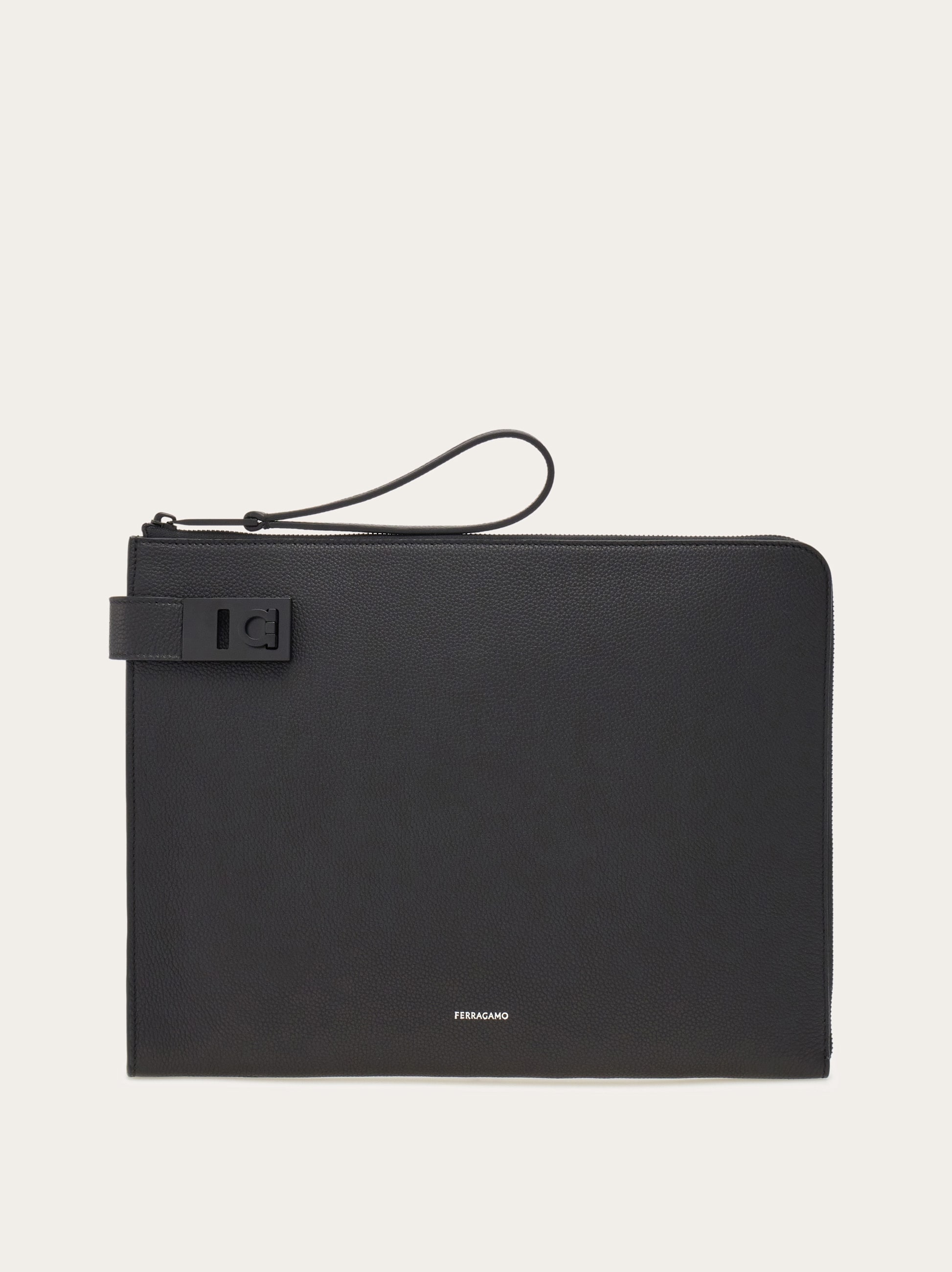 간치니 버클 파우치 - 남성 | Ferragamo
