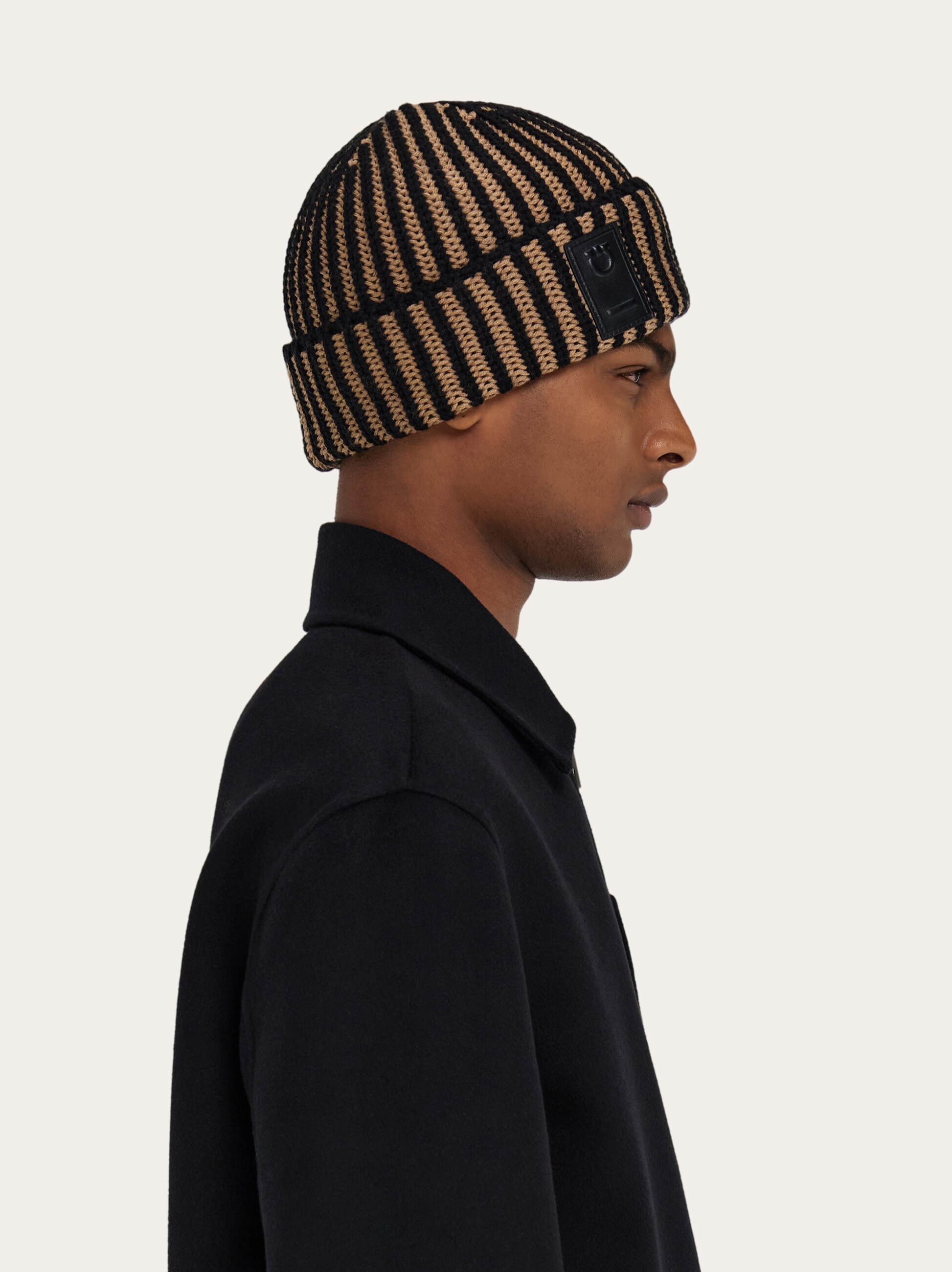 Two-tone beanie - Men | Ferragamo