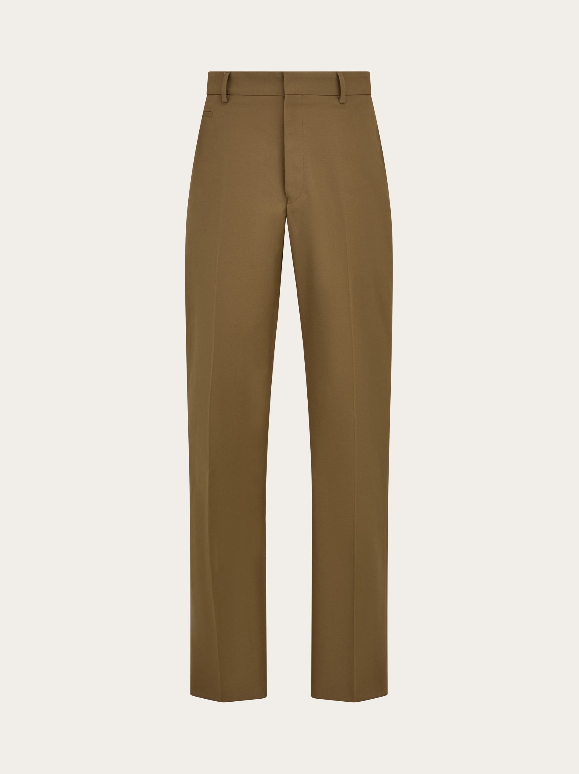Cotton canvas trouser - Men | Ferragamo