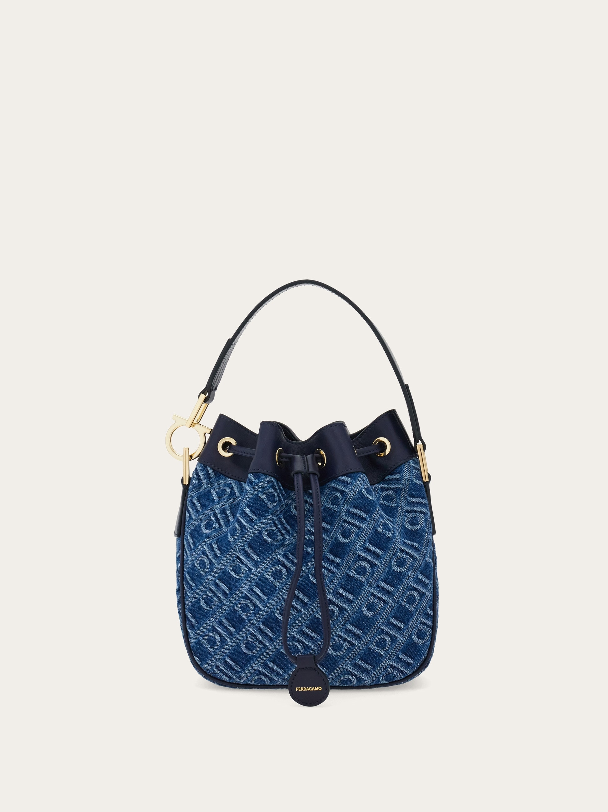 Ferragamo Monogram bucket bag - Women | Ferragamo