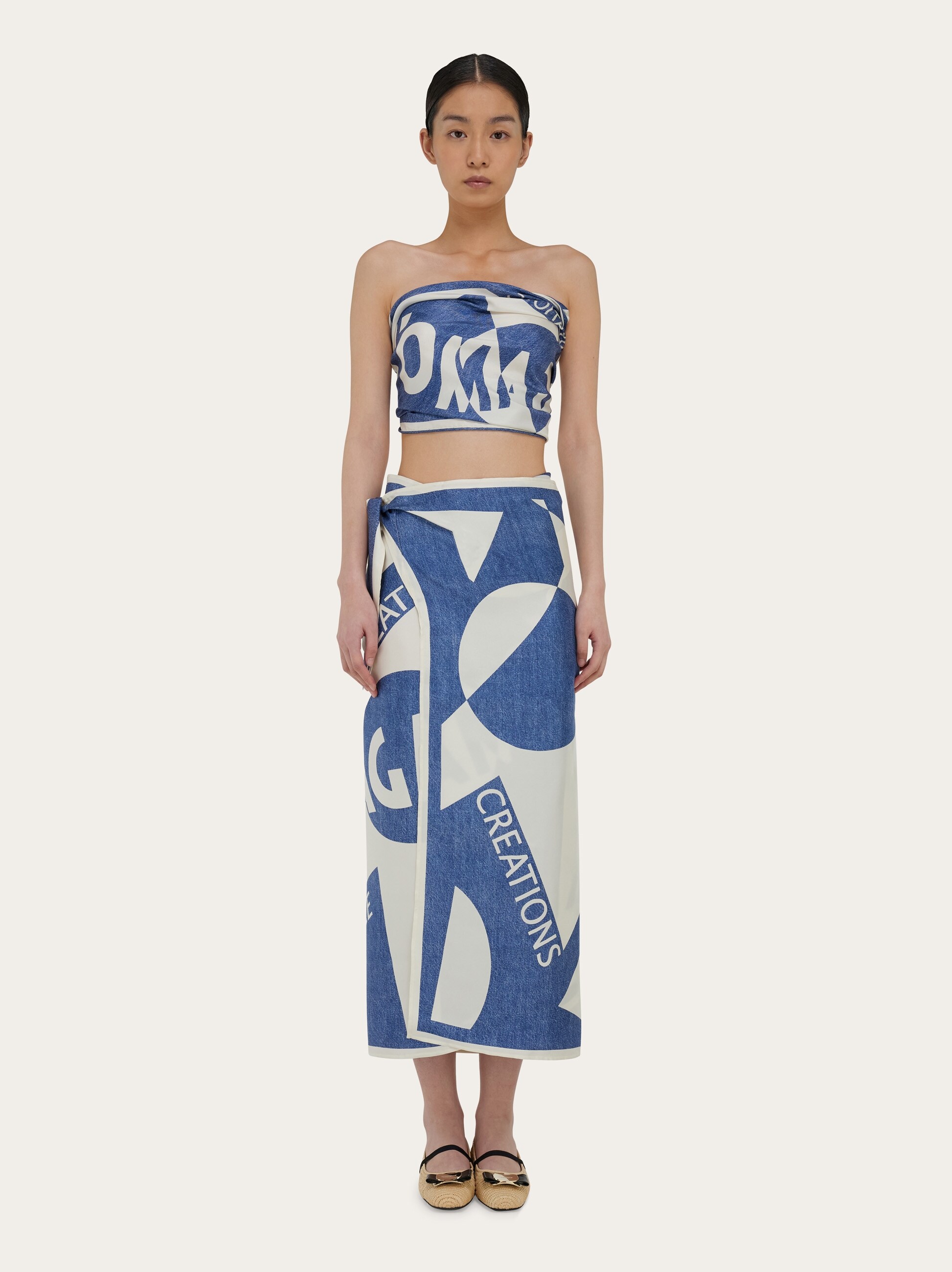 Venna logo sarong skirt - Women | Ferragamo