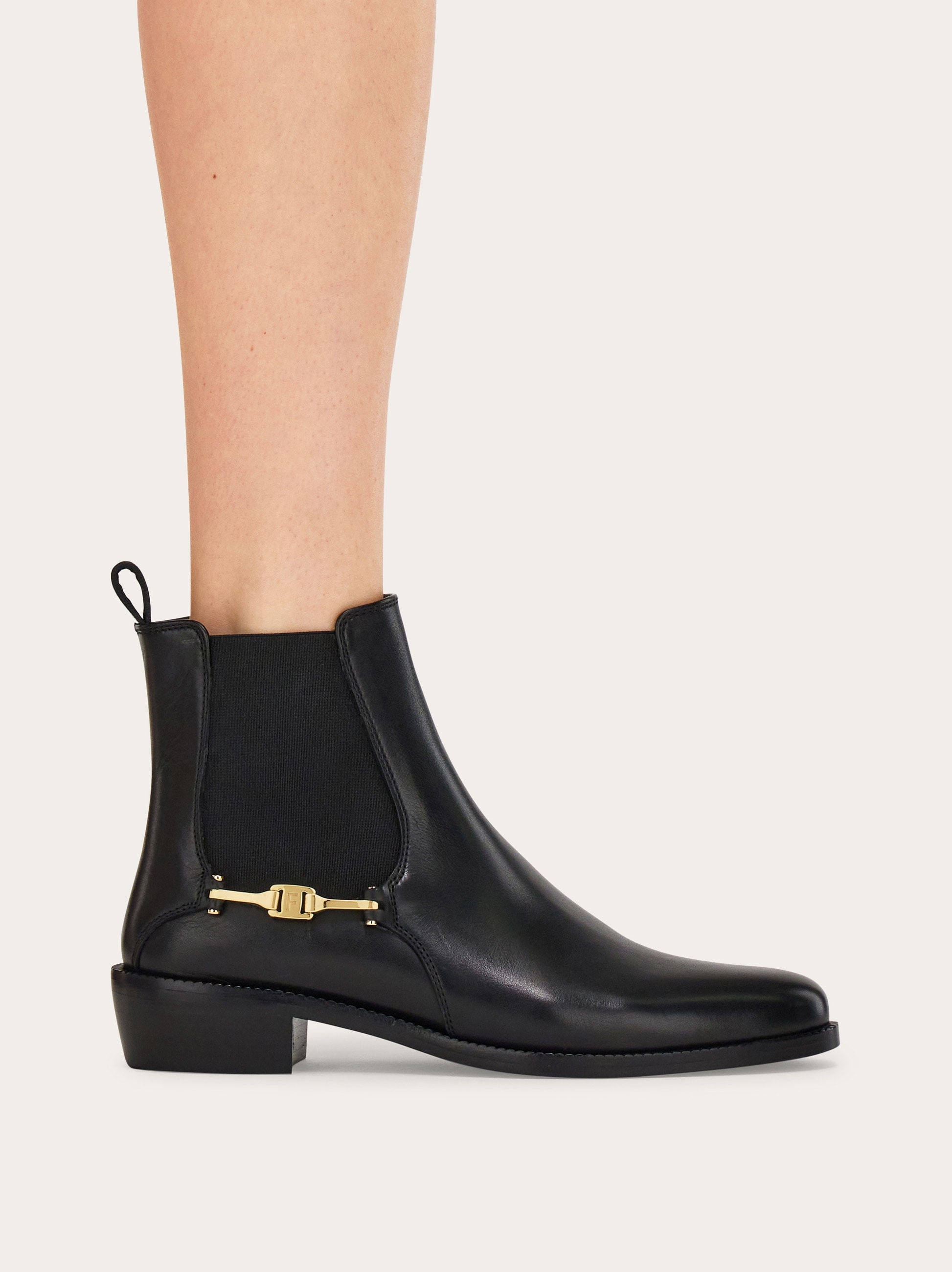 F buckle Chelsea boot - Women | Ferragamo