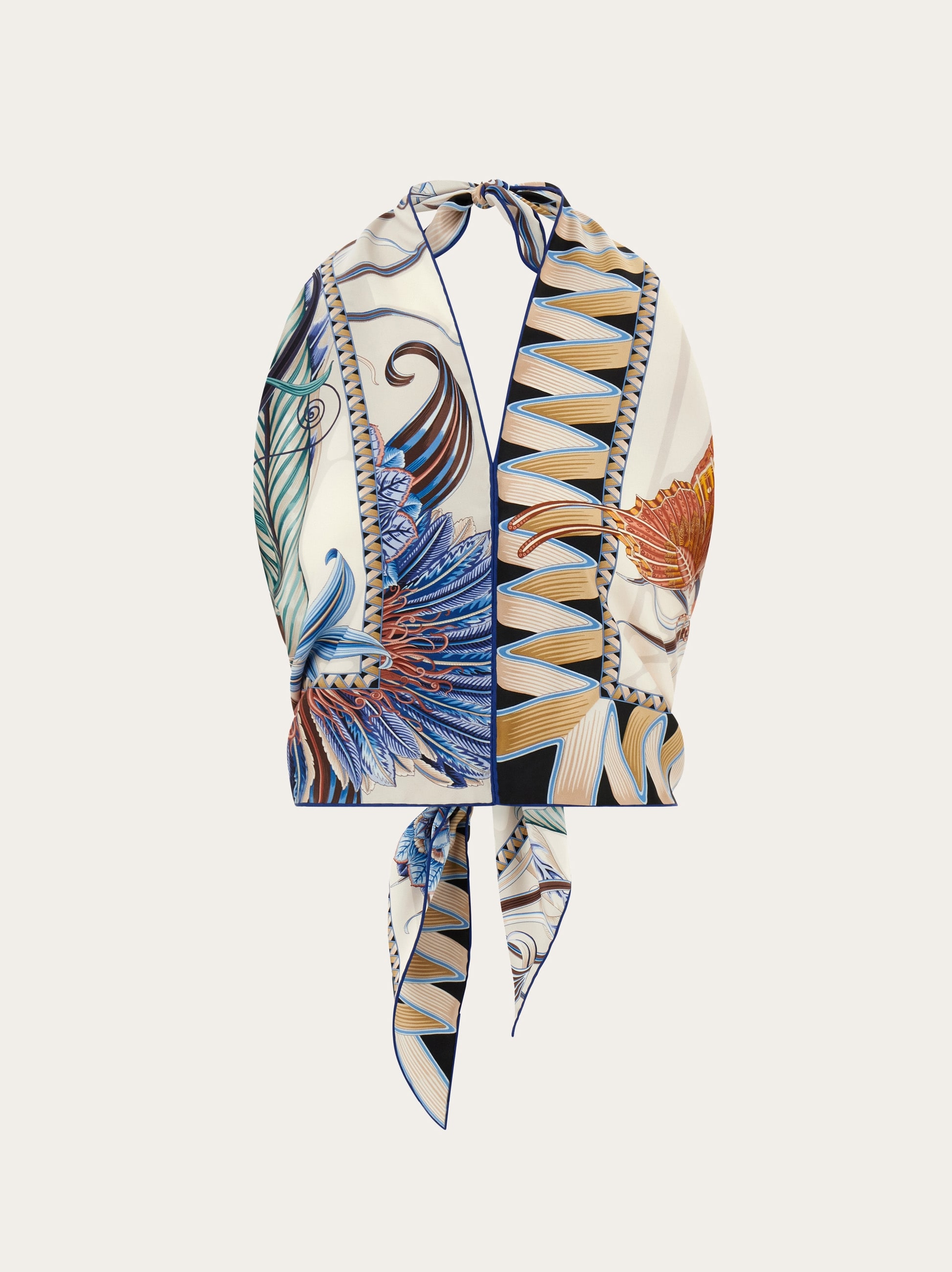 Giada print triangle top - Women | Ferragamo