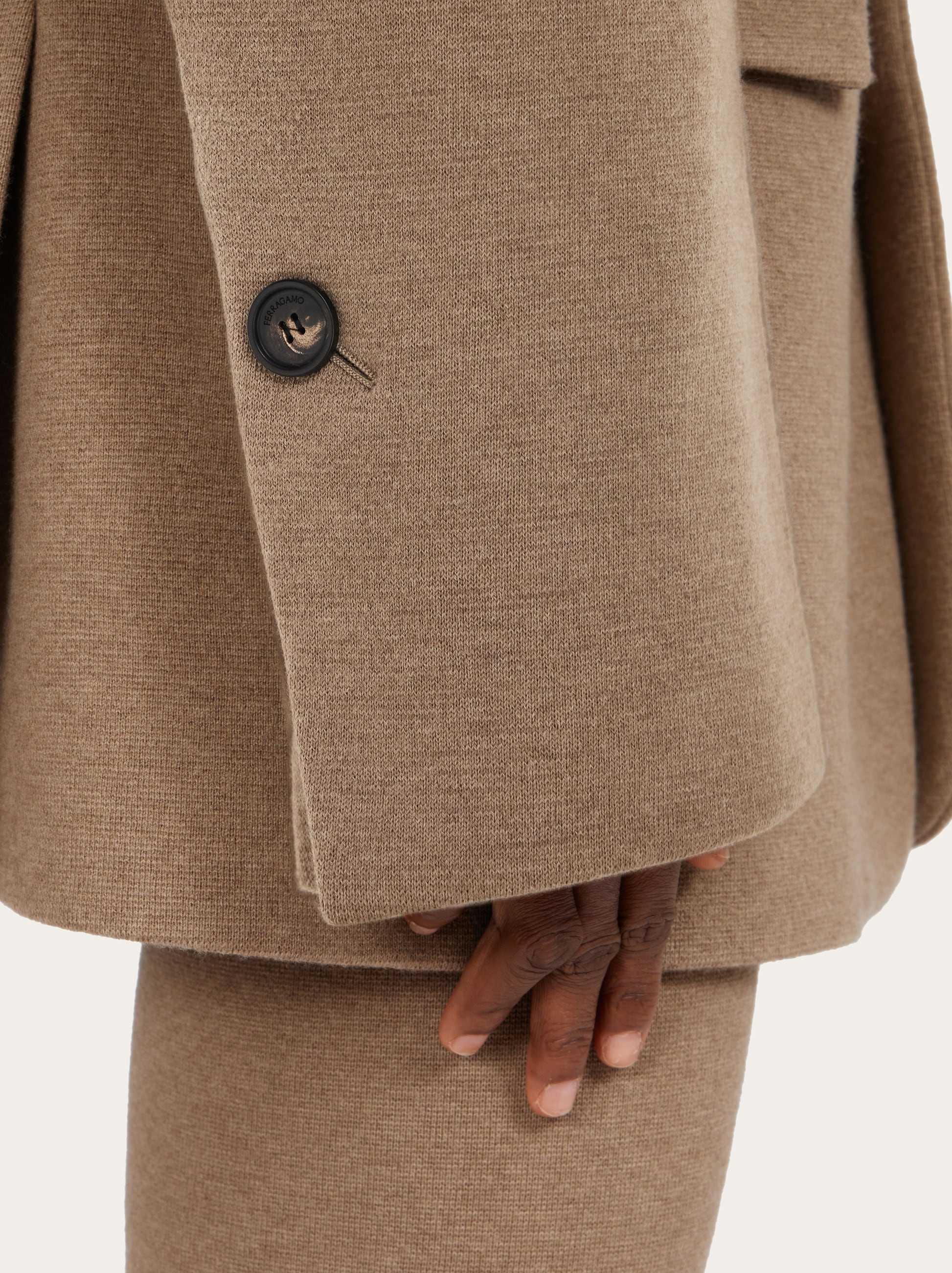 Single breasted jersey blazer - Women | Ferragamo