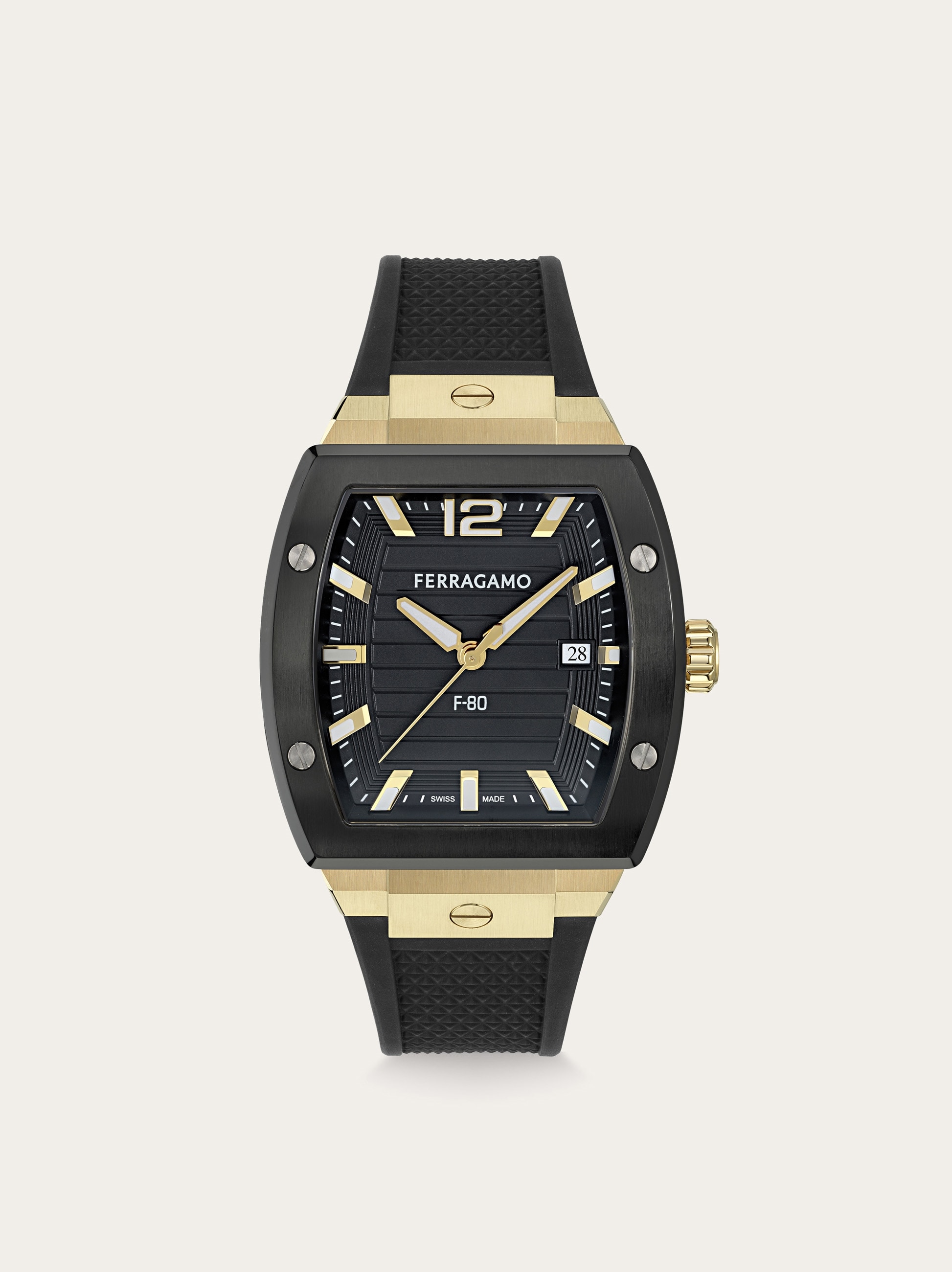 F80 Tonneau 3H Watch - Men | Ferragamo