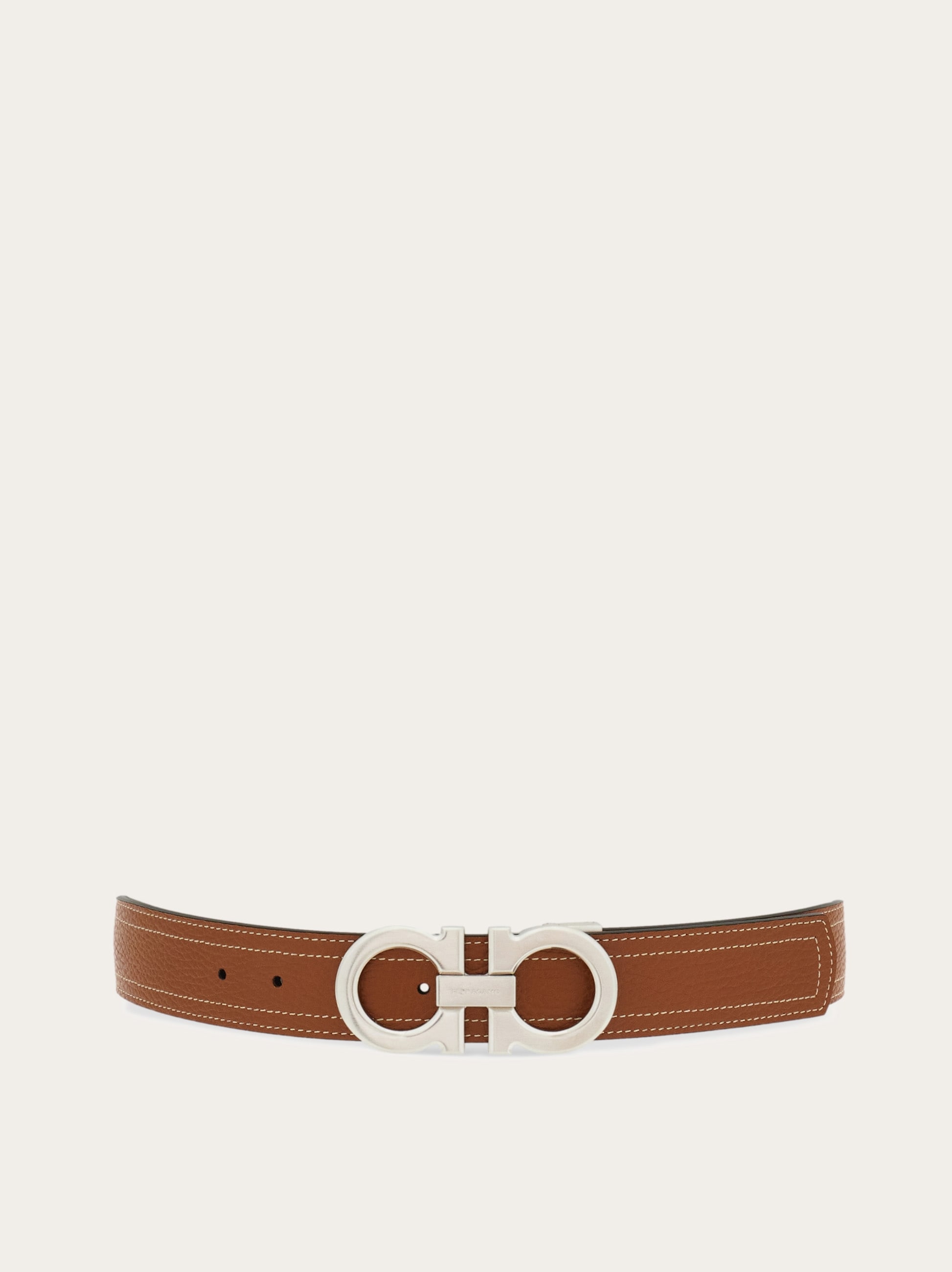Reversible And Adjustable Gancini Belt