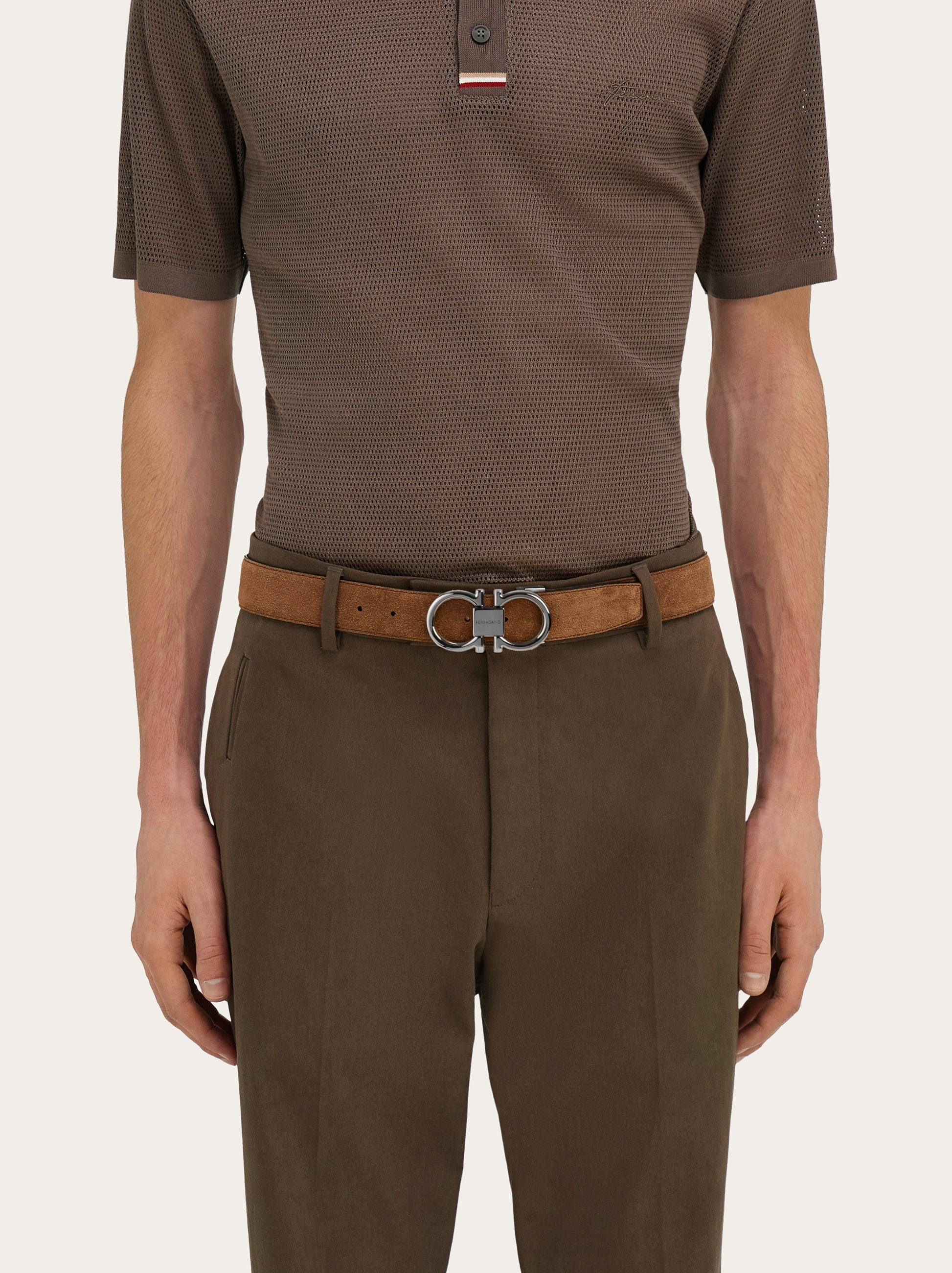 Adjustable Gancini belt - Men | Ferragamo